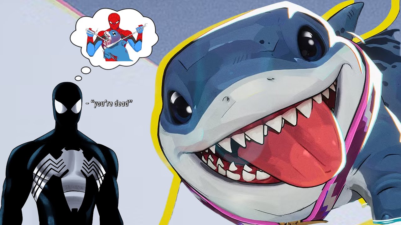 Insomniac Spider-Man Destroys Jeff the Land Shark - YouTube