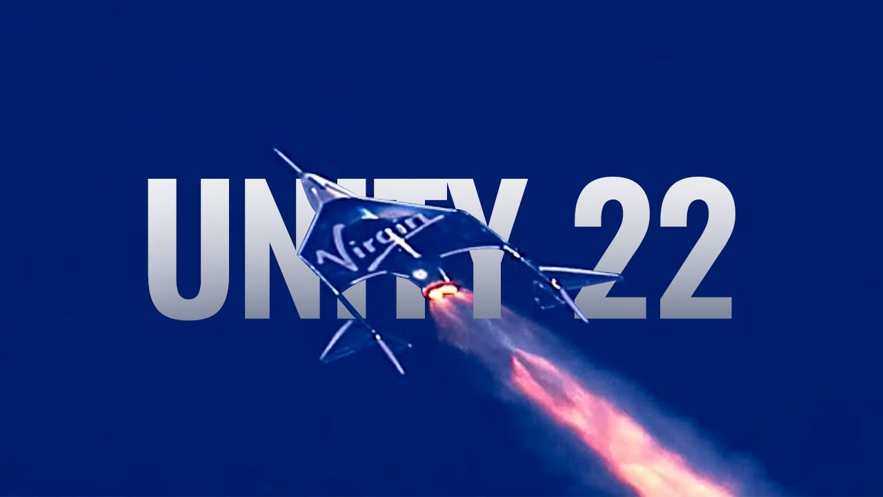 Virgin Galactic Unity 22 spaceflight highlights - YouTube
