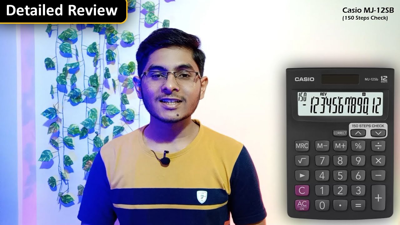 Casio MJ-12SB calculator REVIEW 😕 Best calculator for college, office ...