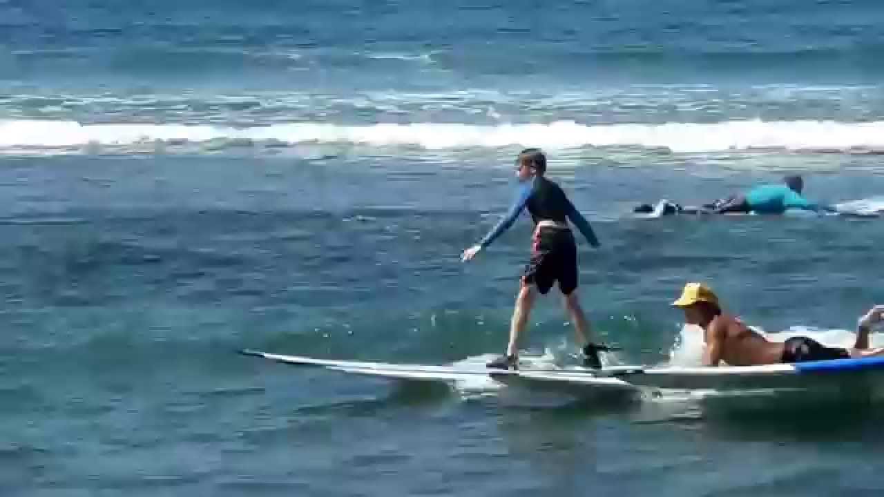 Nick surfing - YouTube