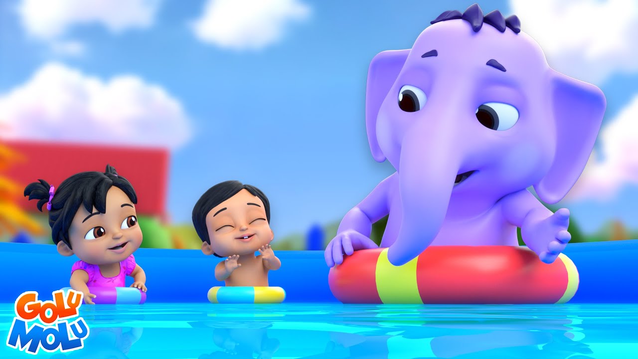 Talaab Mein Masti, तालाब में मस्ती, Hindi Nursery Rhymes and Baby Songs ...