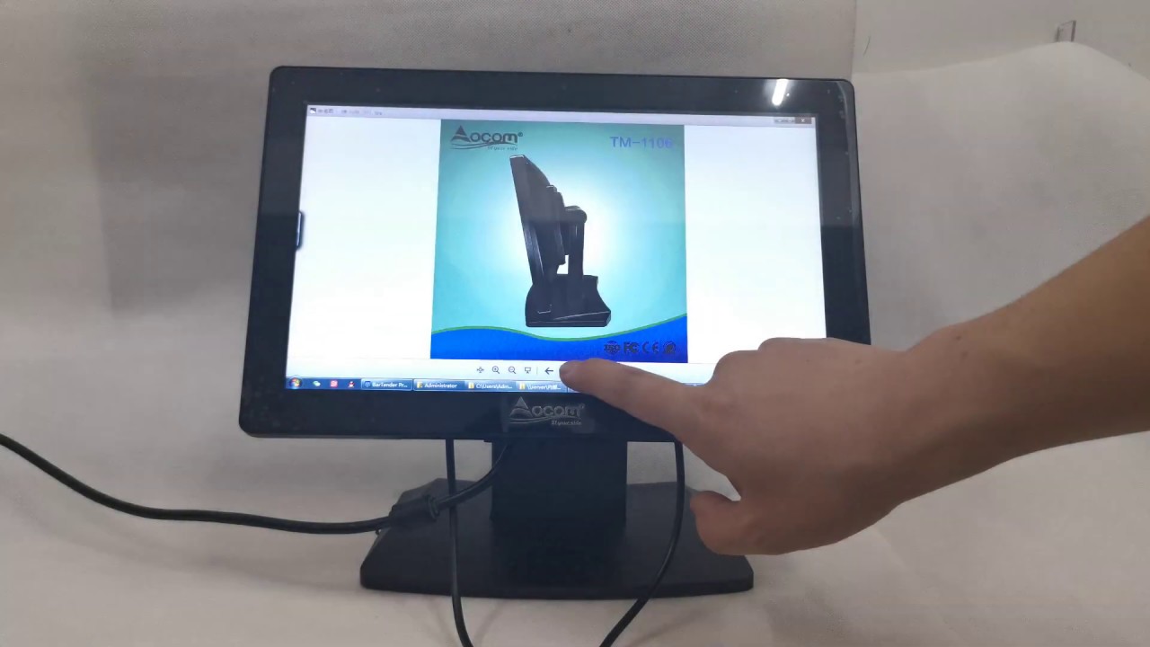 (TM-1106) 11.6 inch Capacitive Touch Screen Monitor - YouTube