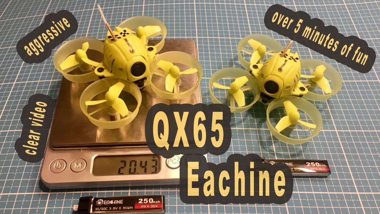 Eachine QX65 best 20g in-door BNF Tiny Whoop? Cool drone by Banggood ...