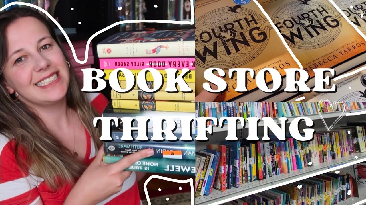 Book Thrift Shopping and a Book Haul! - YouTube