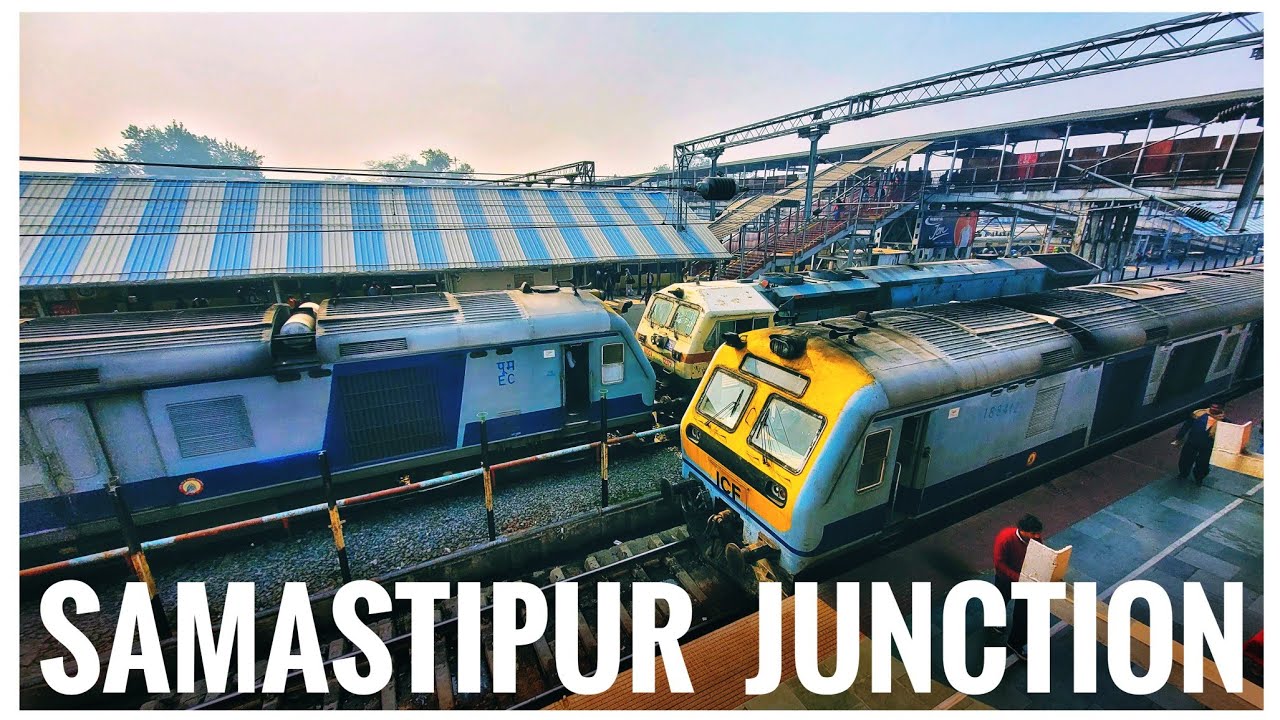 Train Arrivals and Shunting at Samastipur Junction - YouTube