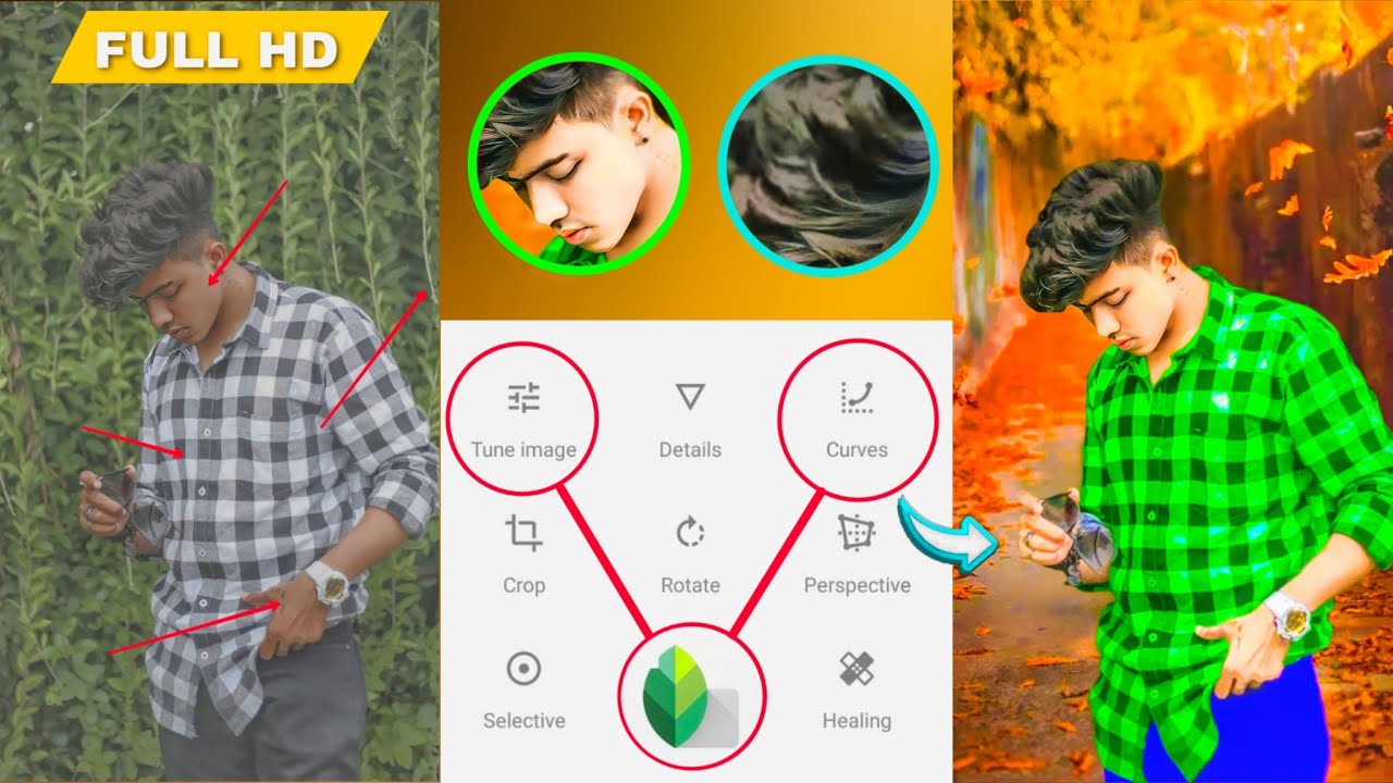 Snapseed Background & Shirt Color Editing || Cb Oil Paint Editing Tips [Niraj Editz] - YouTube