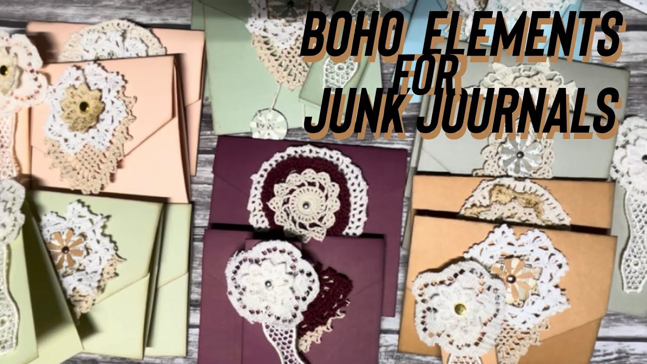 Easy DIY Junk Journal “BOHO” envelope Tutorial use 12x12 paper Low ...