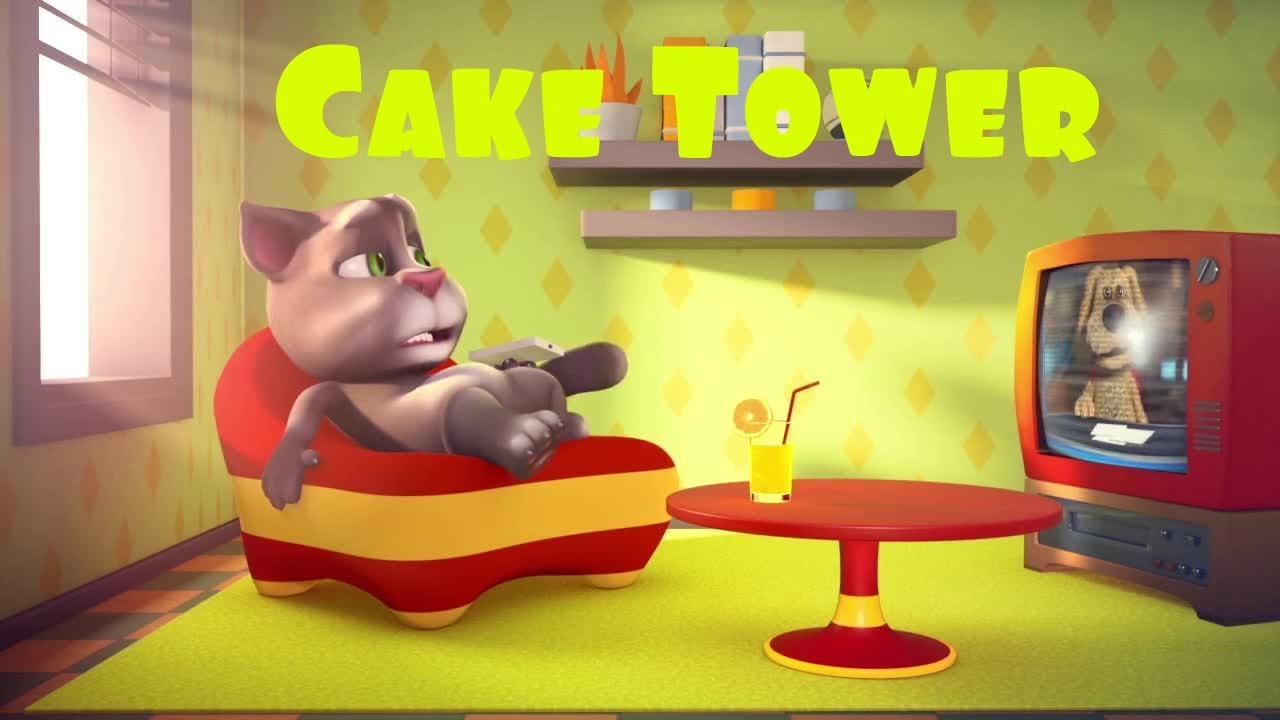 My Talking Tom - Cake Tower (Gameplay Part 14 HD) - YouTube