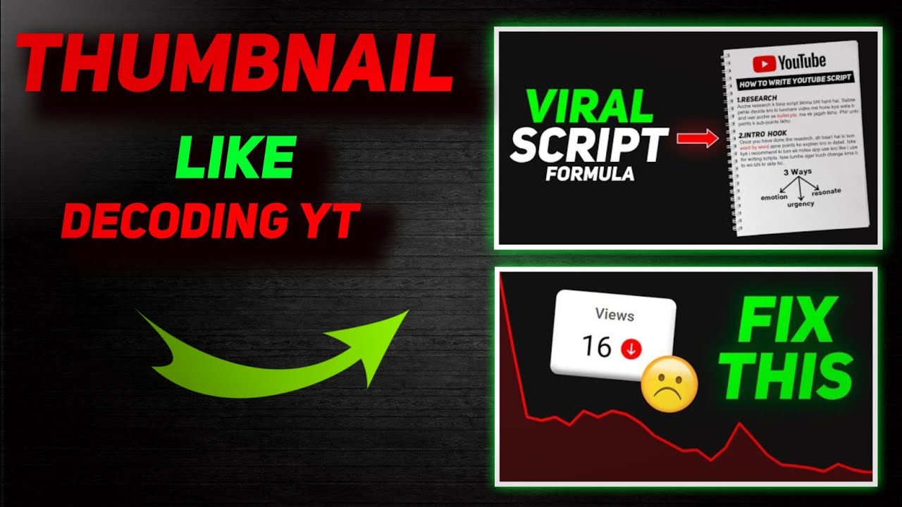 How To Make Thumbnail Like Decoding yt - YouTube
