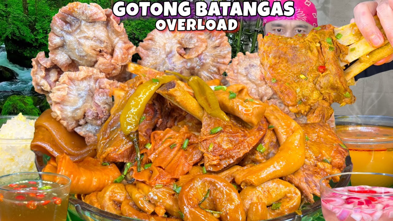 Putok batok na Gotong Batangas with Chicharon Bulaklak Overload Mukbang ...