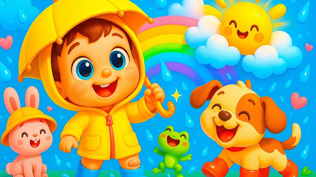 Boo Boo + Rain Rain Go Away | Kinderfun - Nursery Rhymes & Kids Songs ...