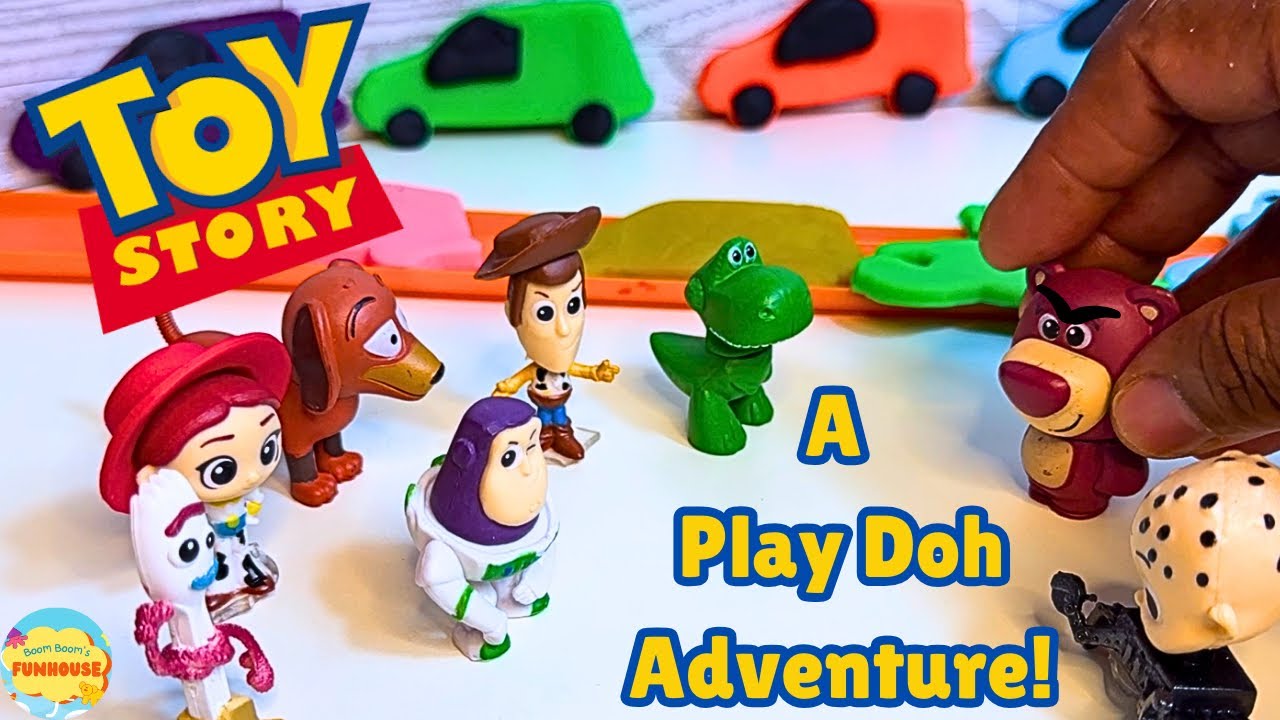 TOY STORY Play Doh Car Factory Rescue! Will Andy Save the Factory? # ...