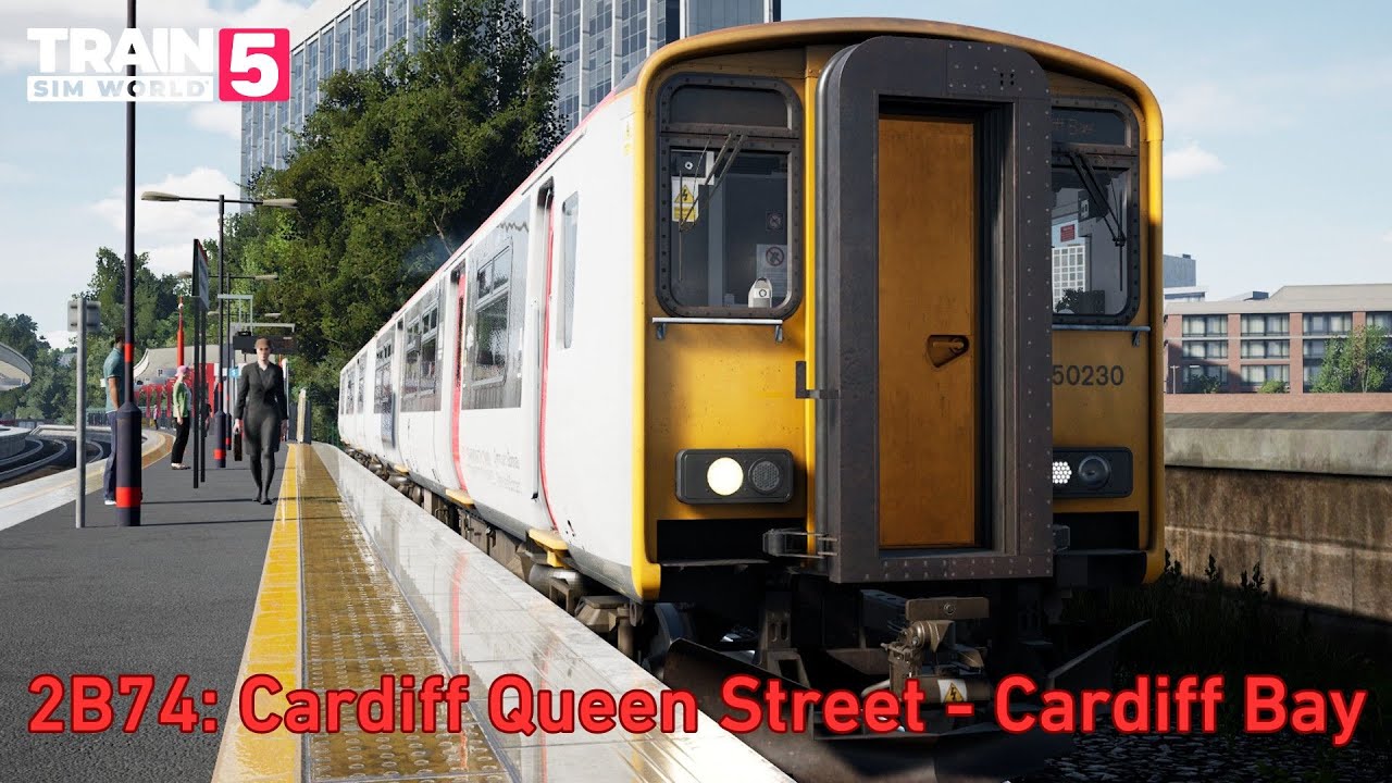 2B74: Cardiff Queen Street - Cardiff Bay - Cardiff City Network - Class ...