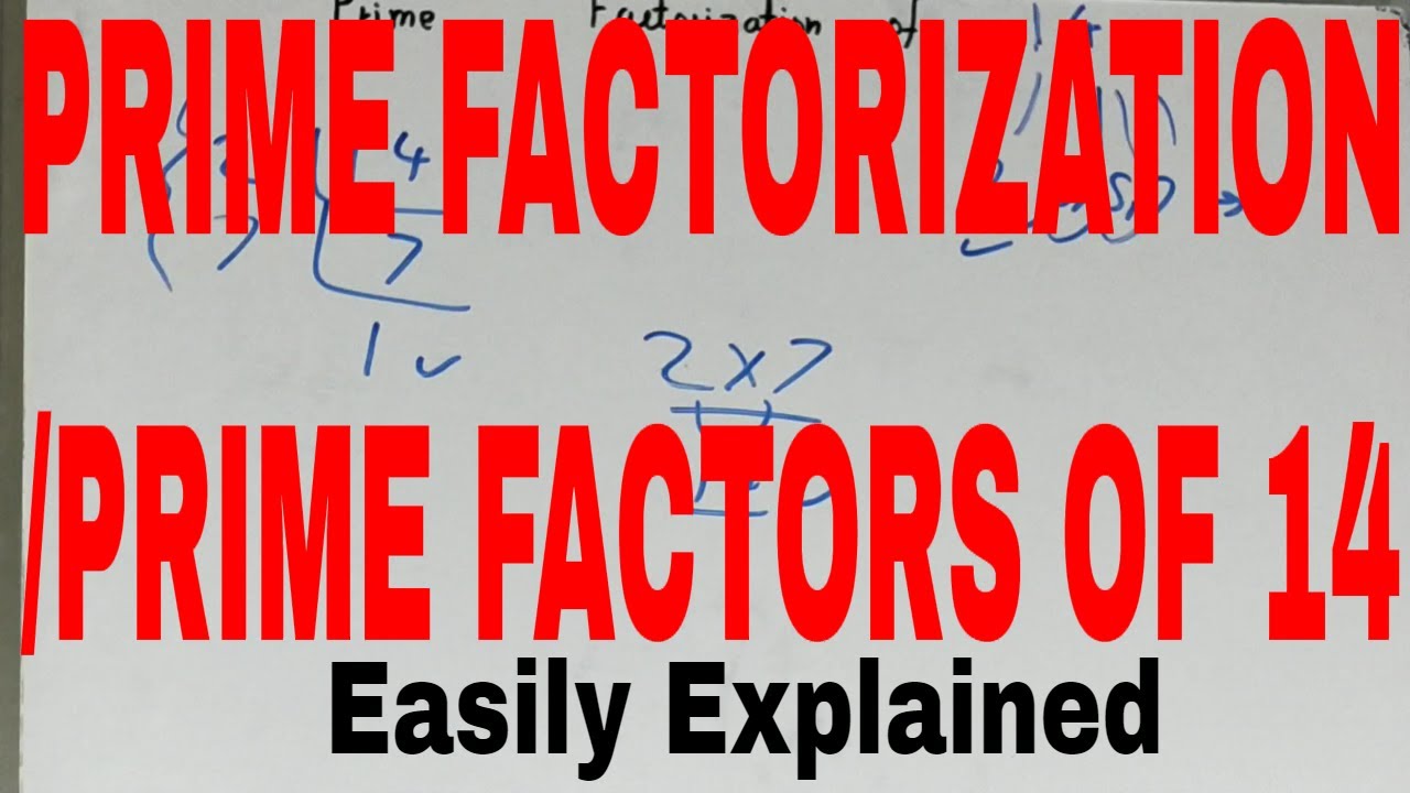 Prime factorization of 14|Prime factors of 14|Write prime factorization ...