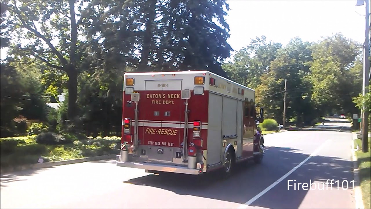 Eaton's Neck FD Responding 8/9/17 - YouTube