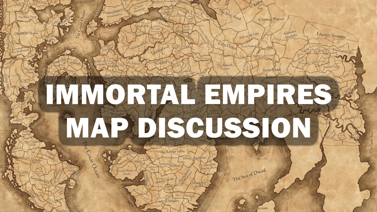 Immortal Empires Map Revealed - Total War Warhammer 3 - YouTube