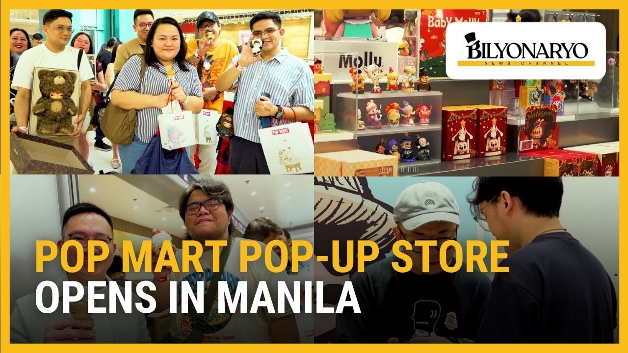 Pop Mart pop-up store opens in Manila | The Daily Dish - YouTube
