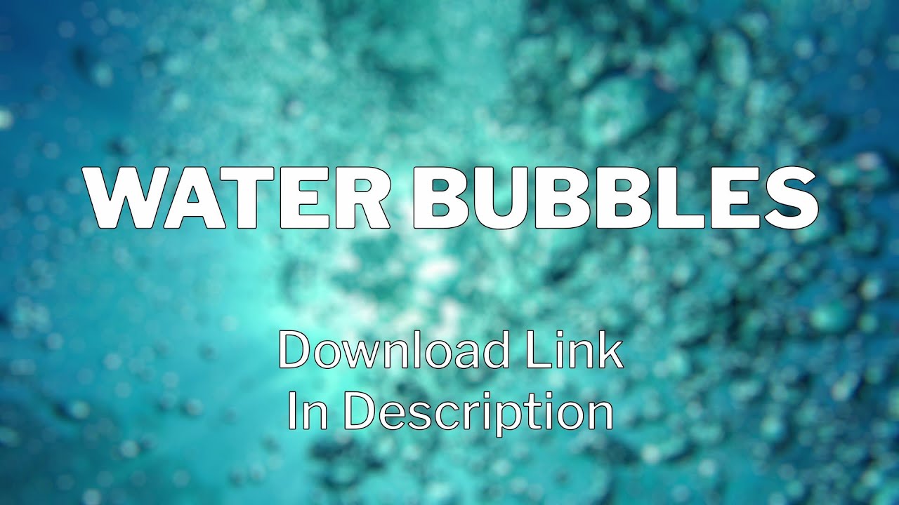 FREE Sound FX Download - Water Bubbles - YouTube