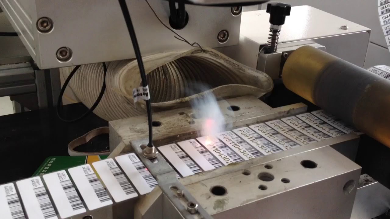 co2 label laser marking machine 1 - YouTube