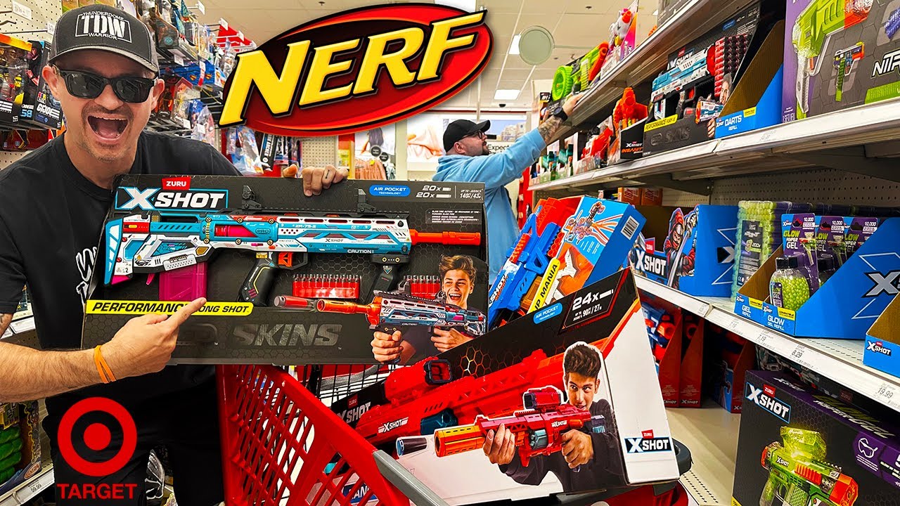 NERF GUNS at TARGET! - YouTube