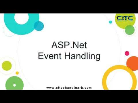 ASP Net Event Handling Video Tutorials - YouTube