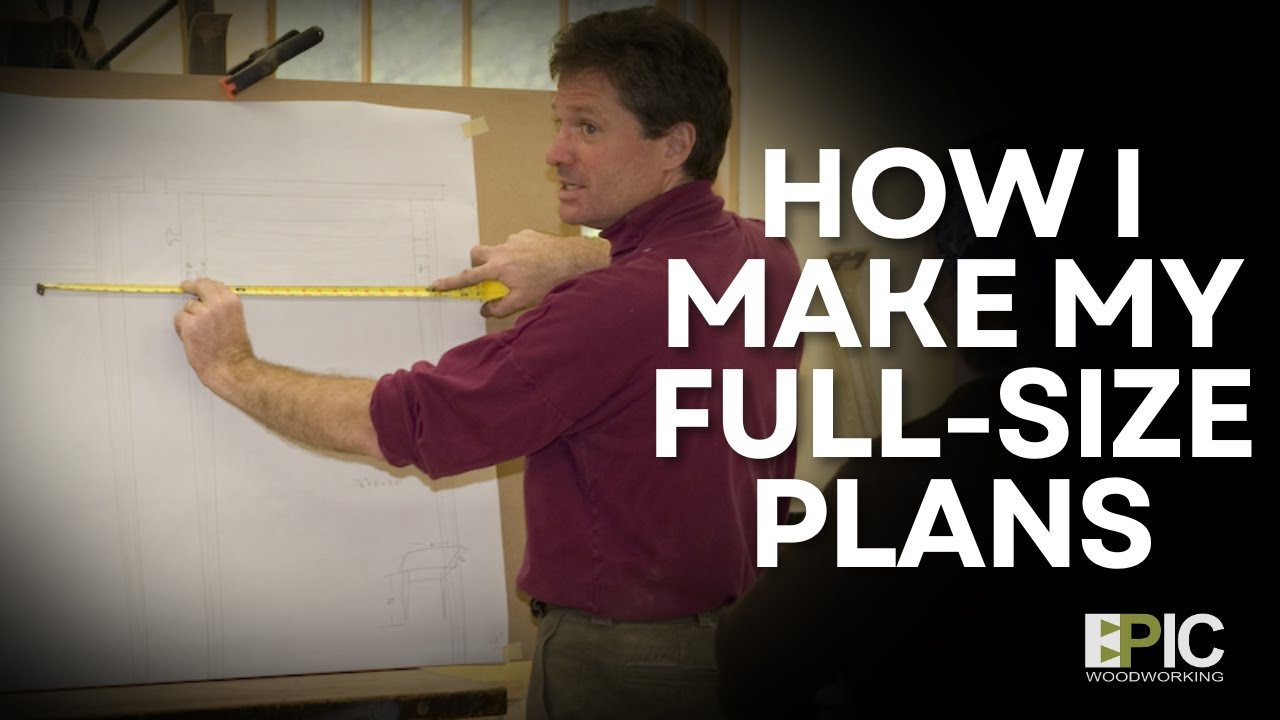 How I Make My Full-size Plans - YouTube