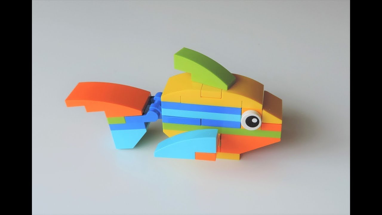 LEGO 40246 August 2017 Mosaic Colored Fish Monthly Mini Build - Lego ...
