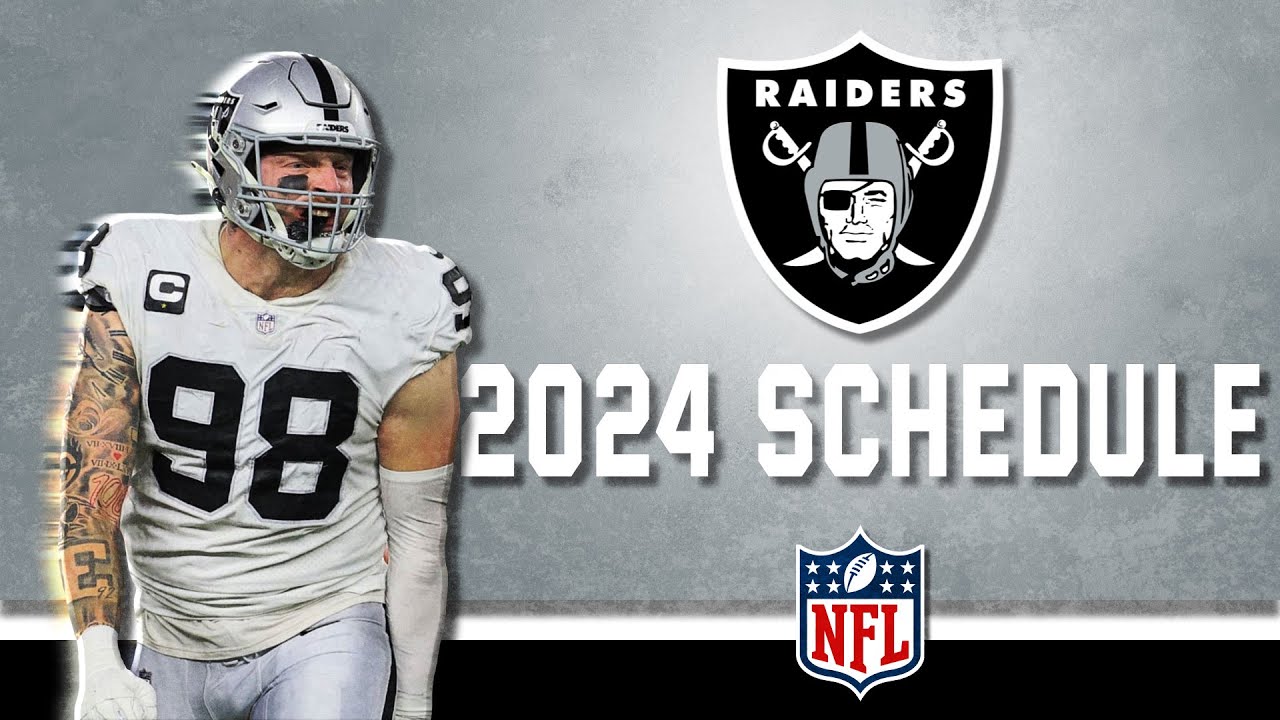 Las Vegas Raiders 2024 Schedule Release - NFL Gameplan - YouTube