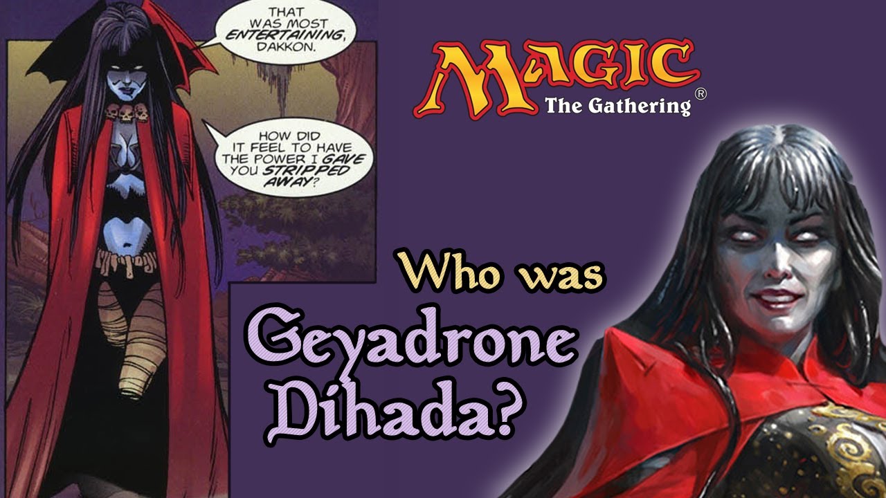 Who is Geyadrone Dihada from Magic: The Gathering? - YouTube
