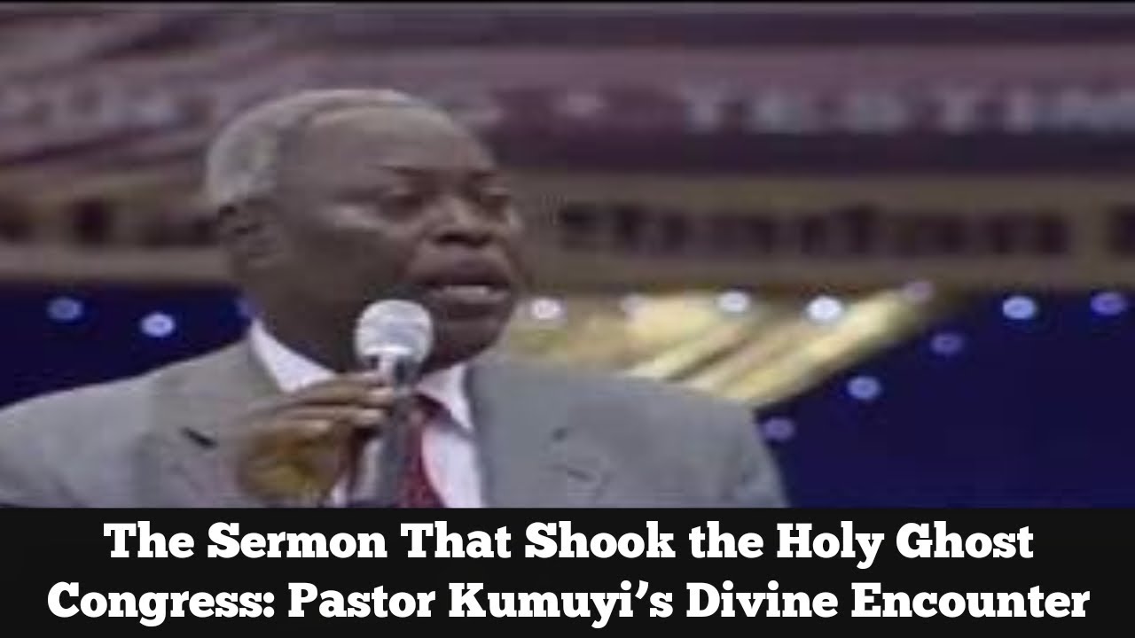 Unforgettable! Pastor Kumuyi powerful message in RCCG at the Holy Ghost ...