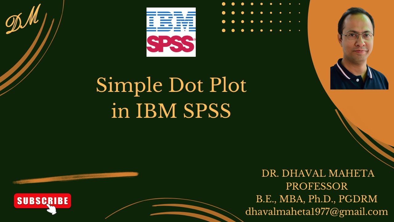 30 Simple Dot Plot In Ibm Spss Dr Dhaval Maheta Youtube 6902