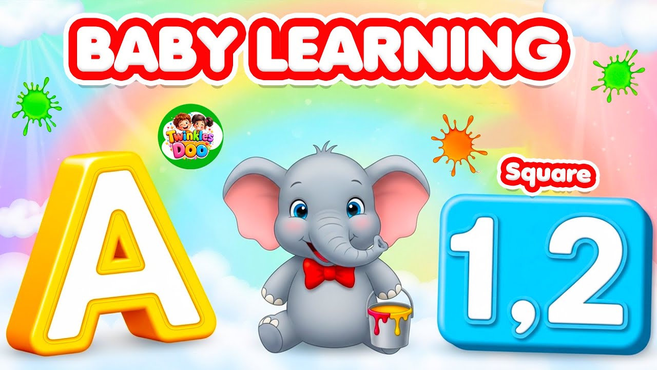 🌟 Learn ABC 123 Colors Shapes and More 🌈 | Baby Learning Videos For 2 ...