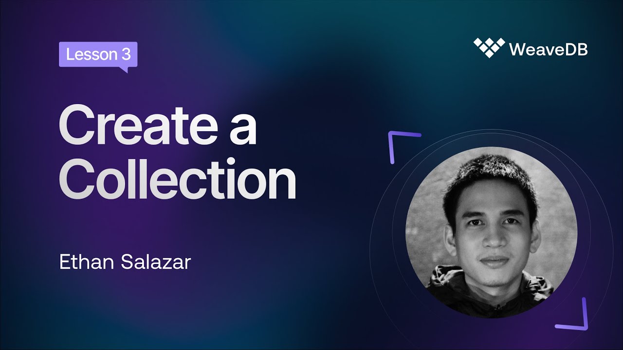 Lesson 3: Create a Collection - YouTube