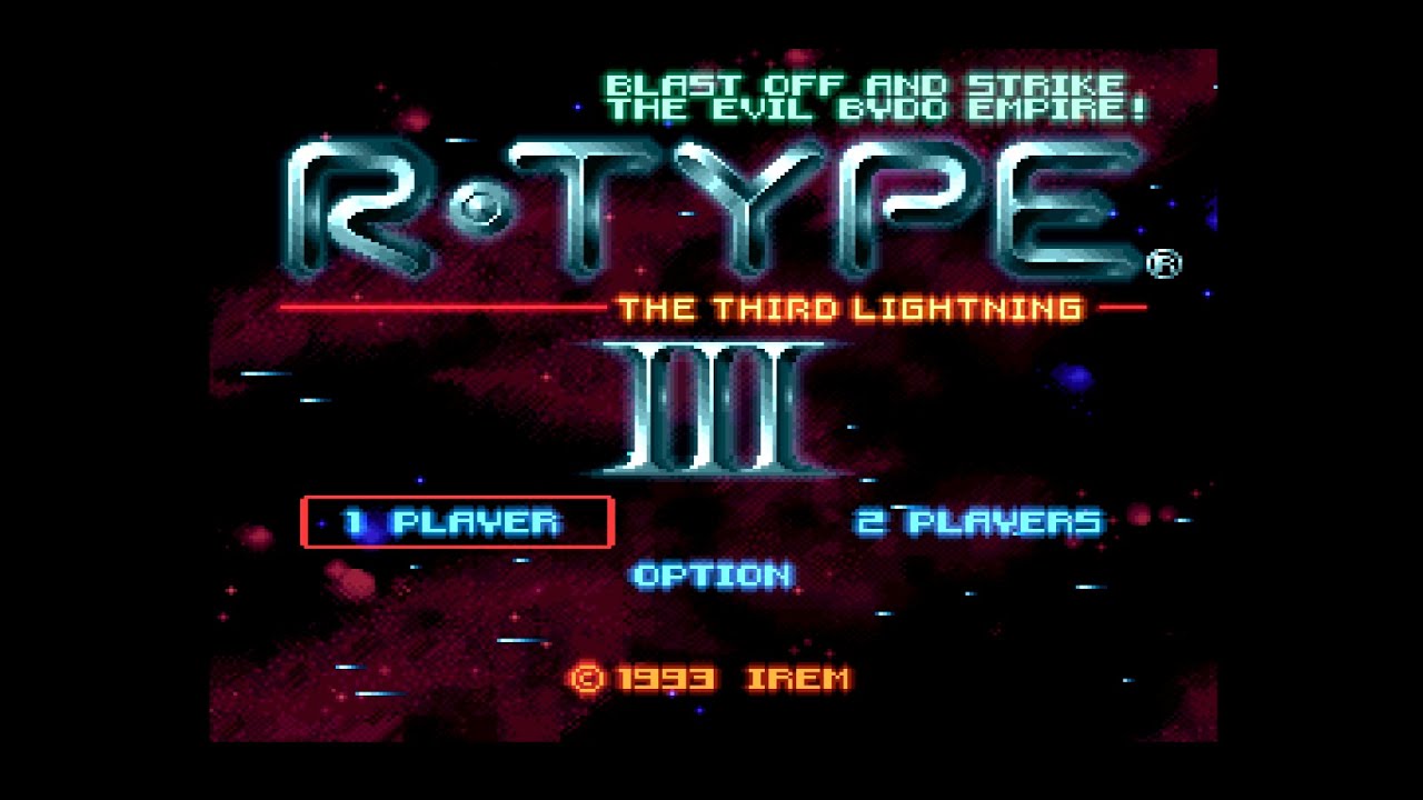 Only Game play R TYPE 3 Snes - YouTube