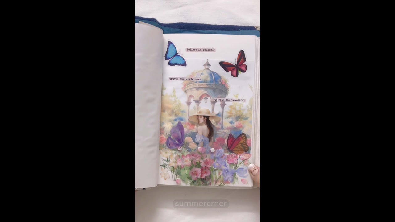 🌷Into The Flora Garden🌸 ASMR 8/3 journal 💖🙆‍♀️| #asmr #diy #journalasmr ...