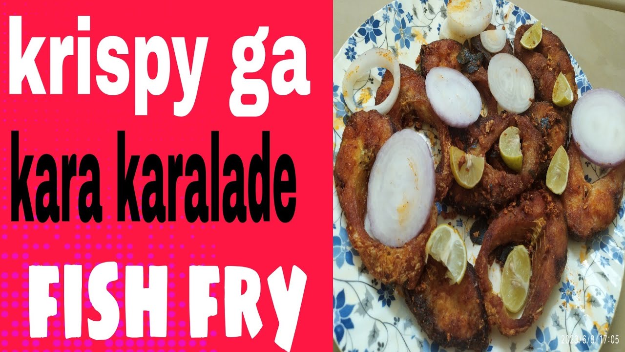krispy ga kara kara lade 1kg fish fry santhoshagsandy - YouTube