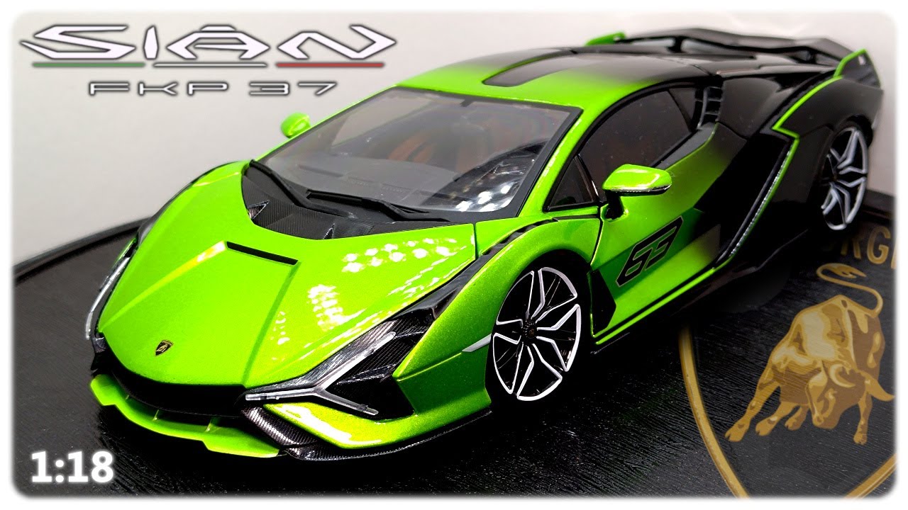 Lamborghini Sián FKP 37 (2020) [Bburago Metal Kit 1:18] - YouTube