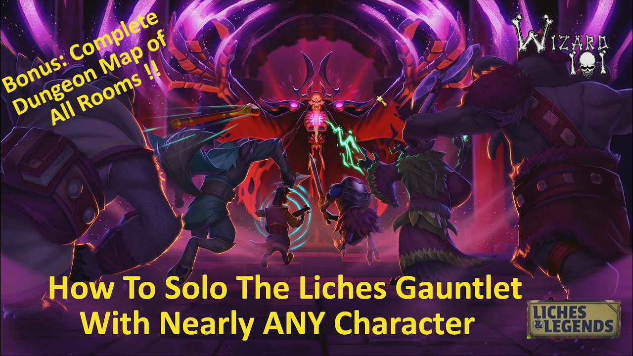 Wizard101 How to Solo Liches and Legends Gauntlet - With Complete ...