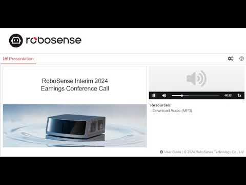 RoboSense 2024Q2 earnings call - YouTube