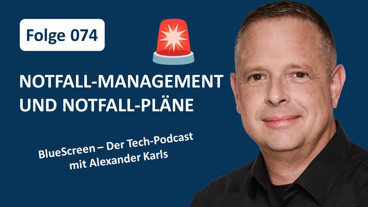 074: Notfall-Management und Notfall-Übung - YouTube