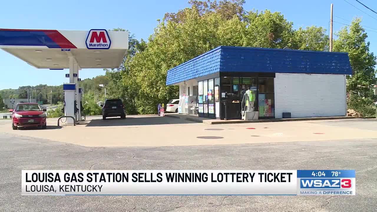 Louisa gas station sells winning lottery ticket - YouTube