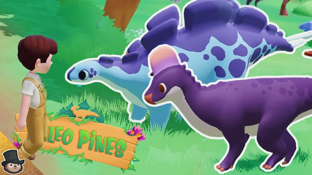 SO MANY NEW DINOSAURS! More Chill Dino Farming With Paleo Pines - YouTube