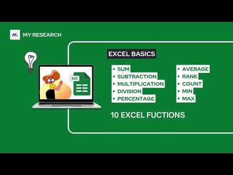 10 Essential Excel Functions for Beginners | SUM, AVERAGE, RANK, and ...