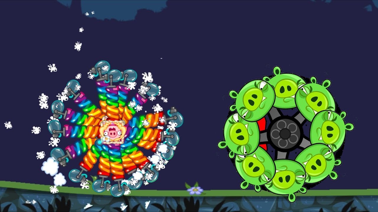 Bad Piggies - PIGGIES WHEEL! INTERESTING FIDGET SPINNER! - YouTube