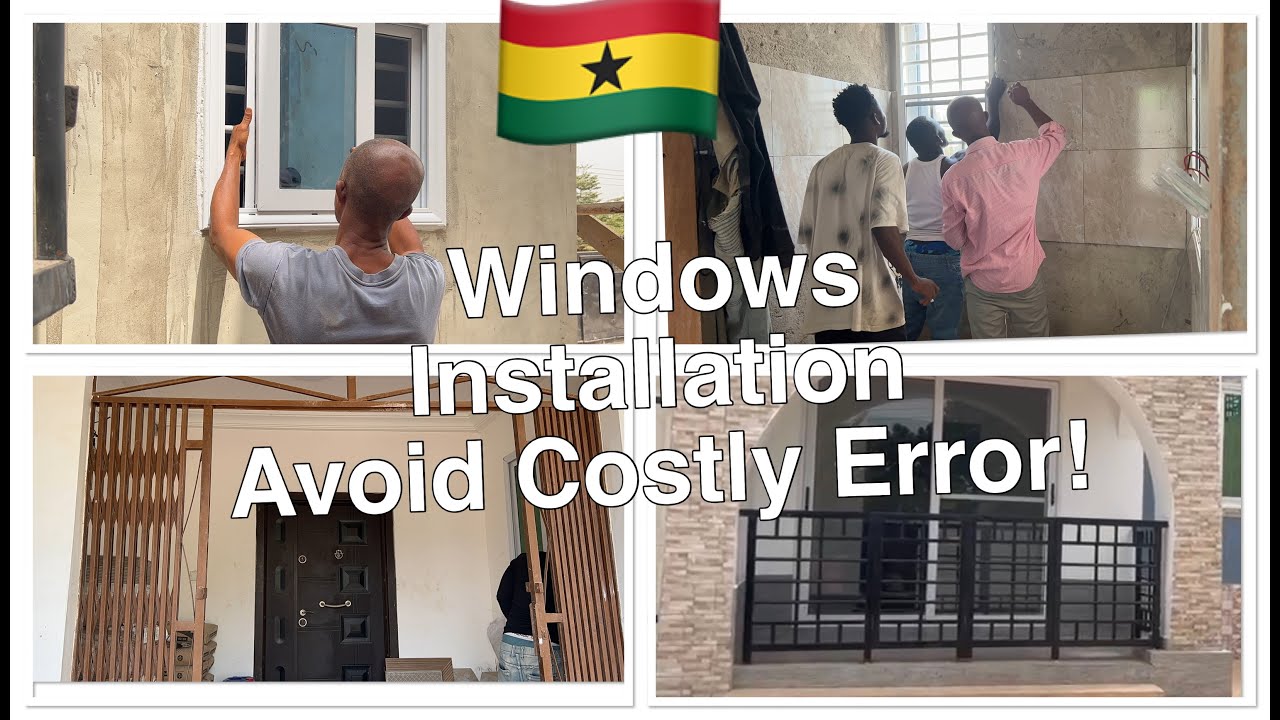 Building In Ghana: Sliding Door & Window Installation. Do It Right the ...