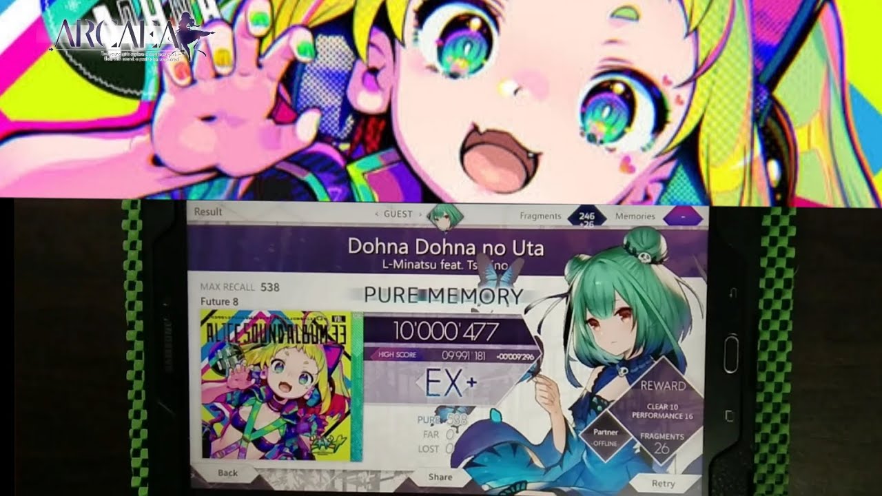 【Arcaea Fanmade】 Dohna Dohna no Uta [Future 8] 『PURE MEMORY』 - YouTube