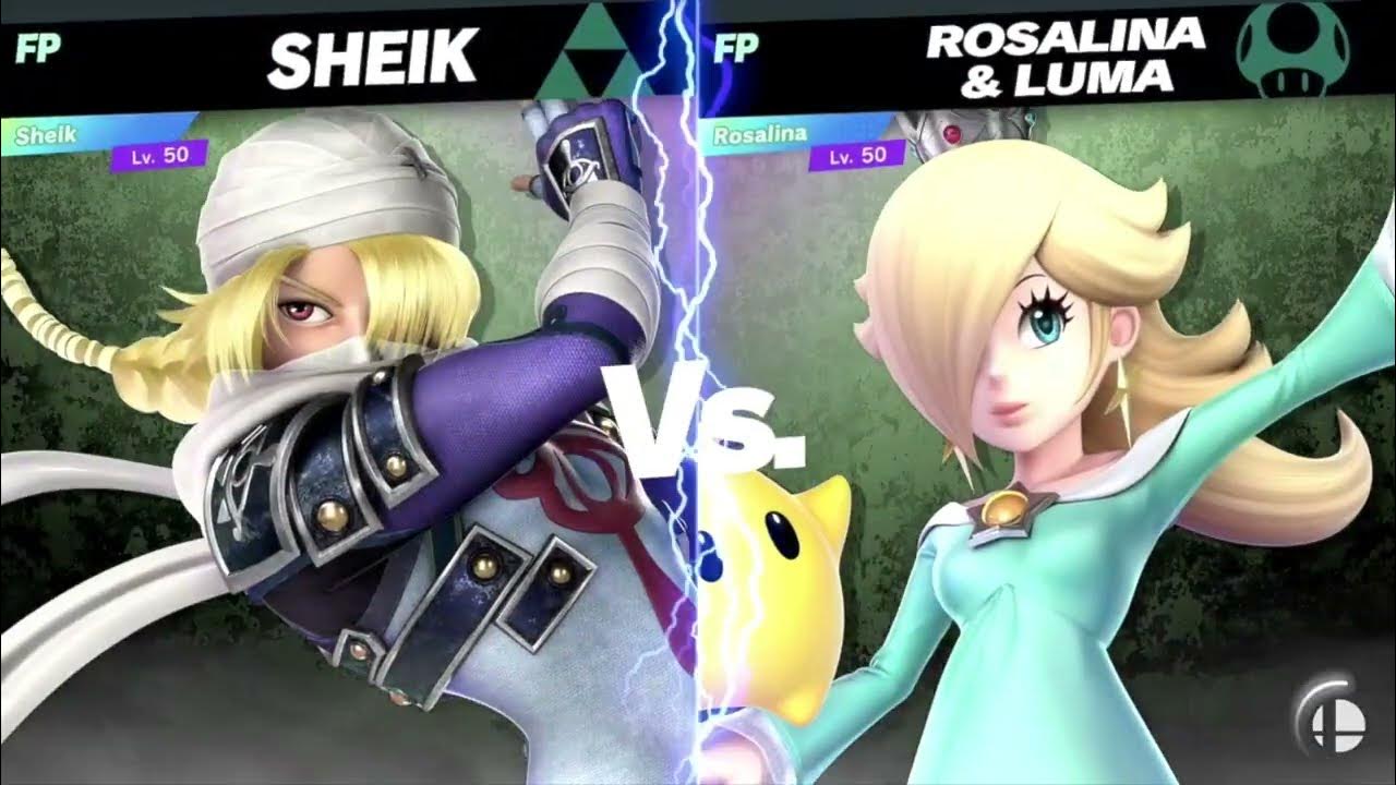 Super Smash Bros Ultimate Amiibo Fights – 9pm Poll Sheik vs Rosalina - YouTube