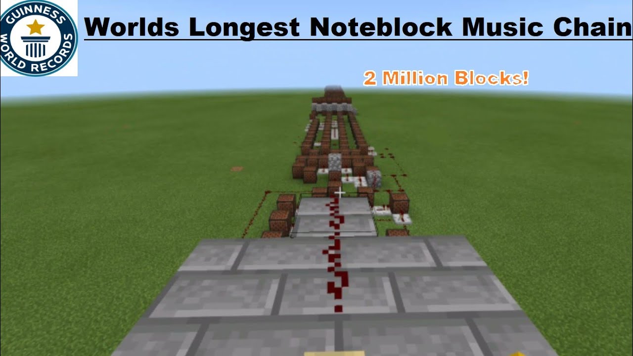The World's Longest Minecraft Noteblock Music Chain | Minecraft - YouTube