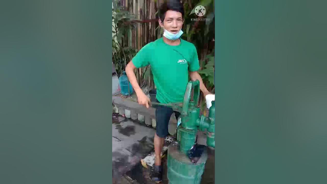 paano ang gagawin pag nawalan ng tubig sa poso - YouTube