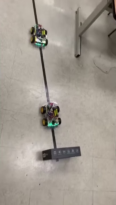 Cooperative Adaptive Cruise Control in Unity and Arduino - YouTube